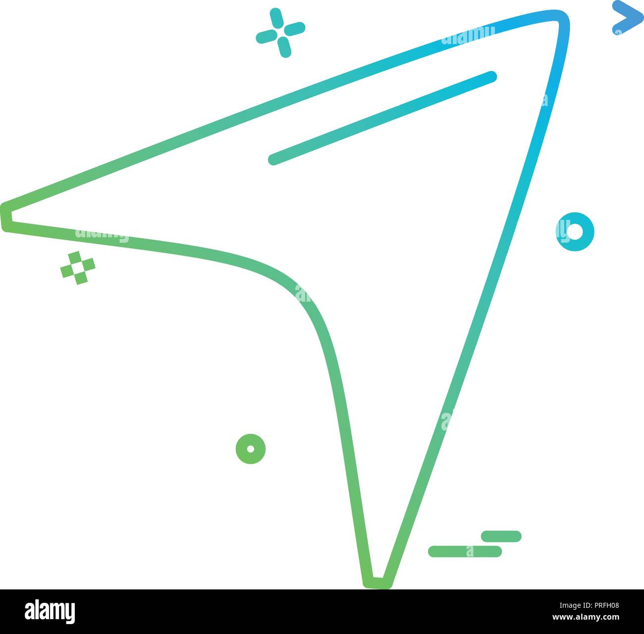 Send button icon design vector Stock Vector Image & Art - Alamy