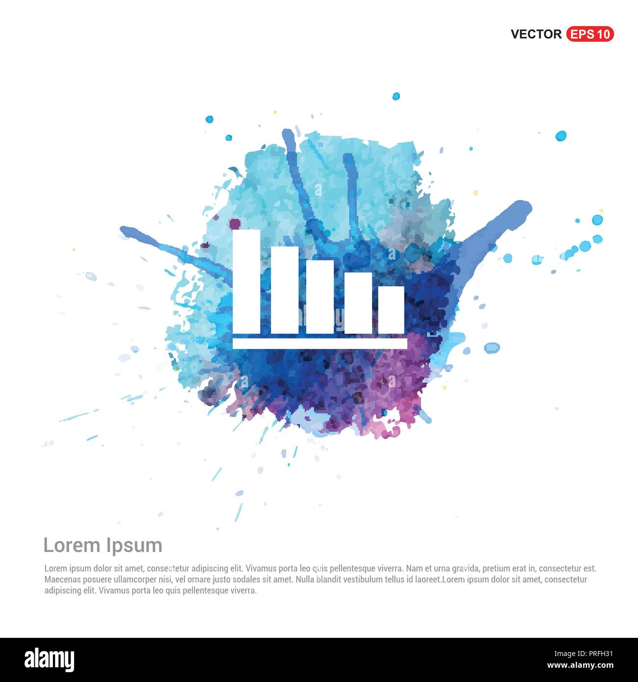 Watercolor graph vector vectors hi-res stock photography and images - Alamy