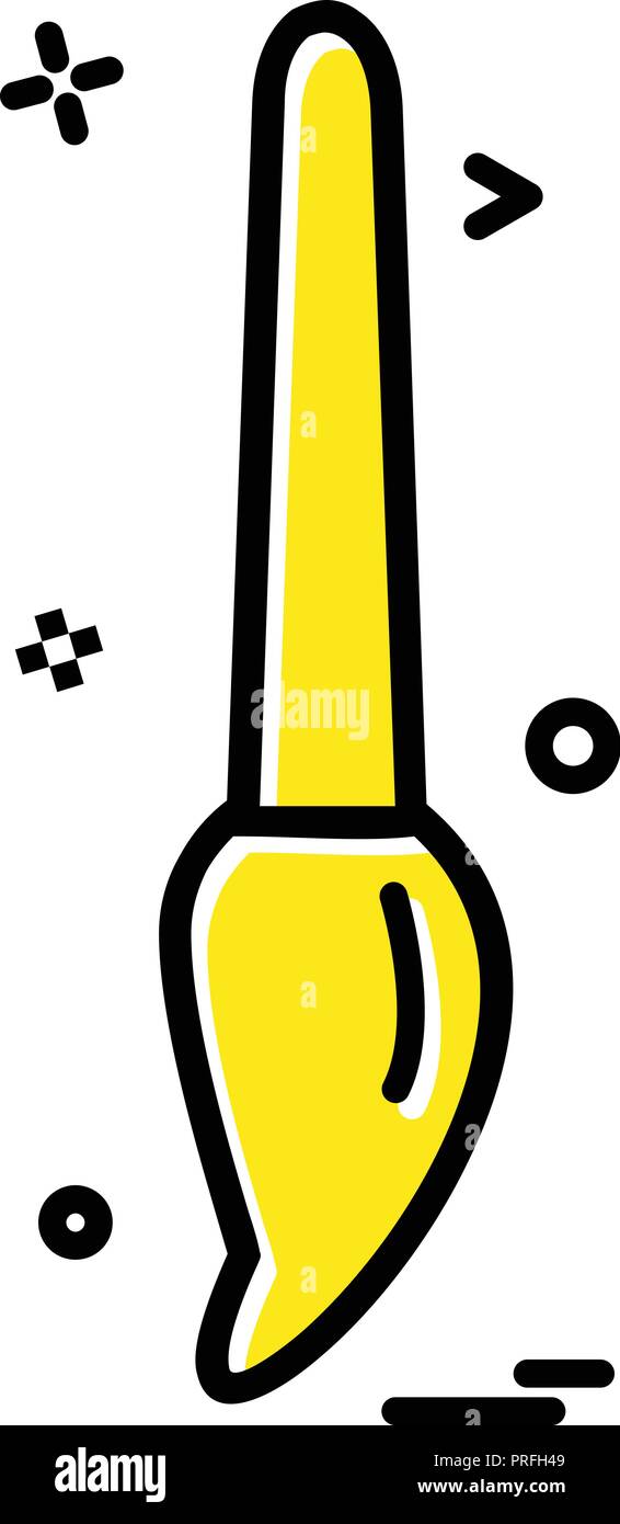 Art bursh drawing icon vector design Stock Vector Image & Art - Alamy