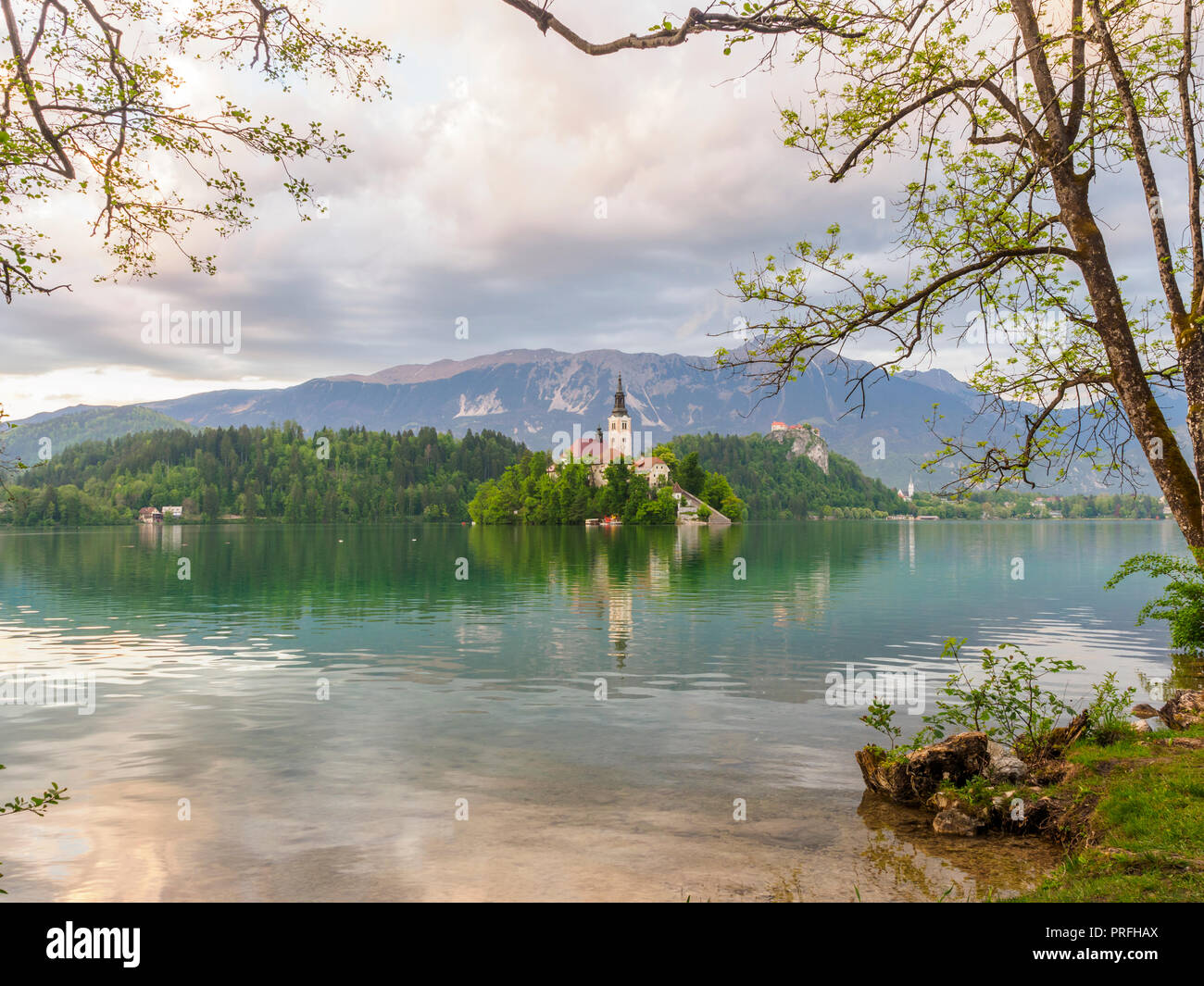 Iconic Lake Bled-Slovenia Stock Photo - Alamy