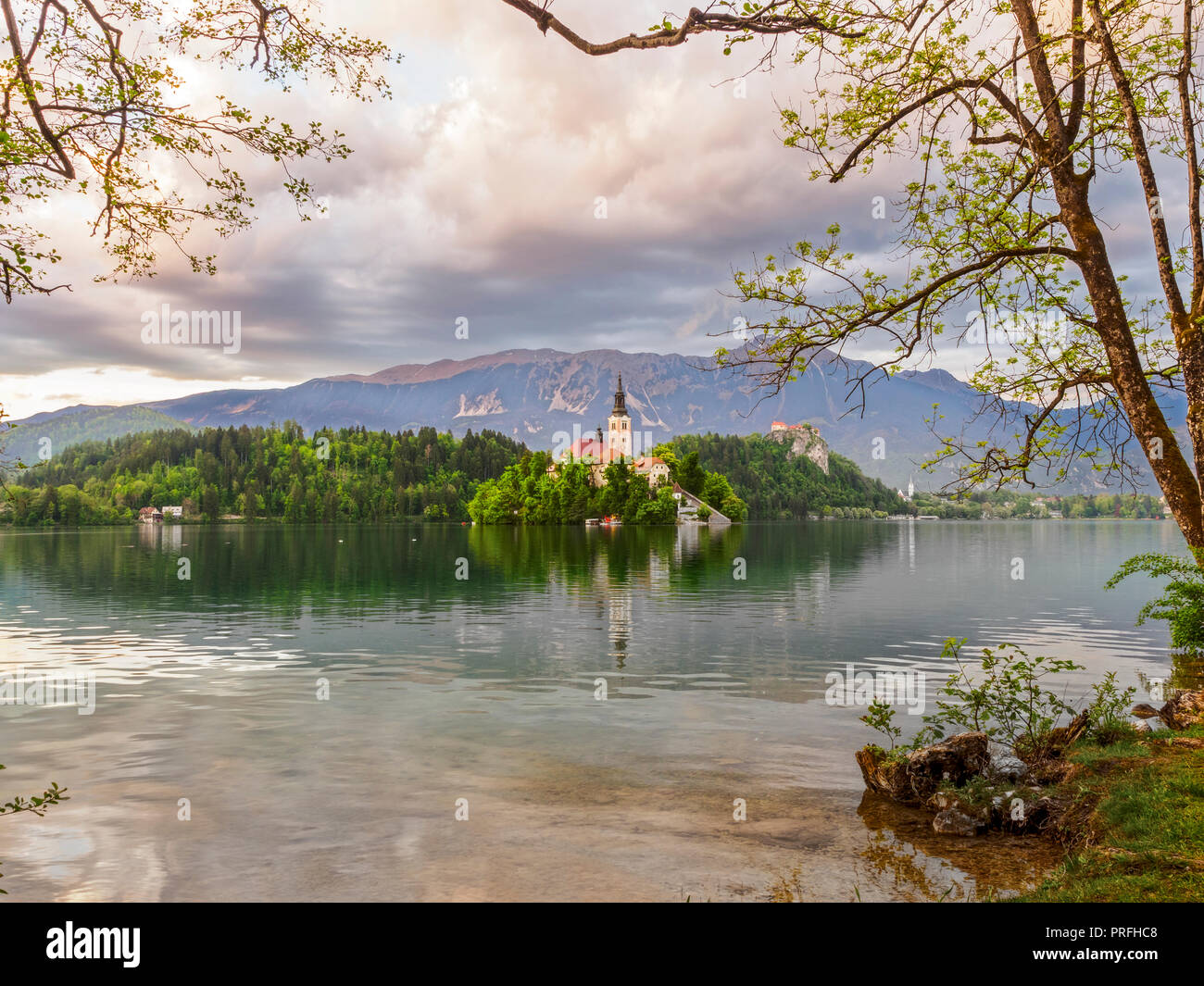 Iconic Lake Bled-Slovenia Stock Photo - Alamy