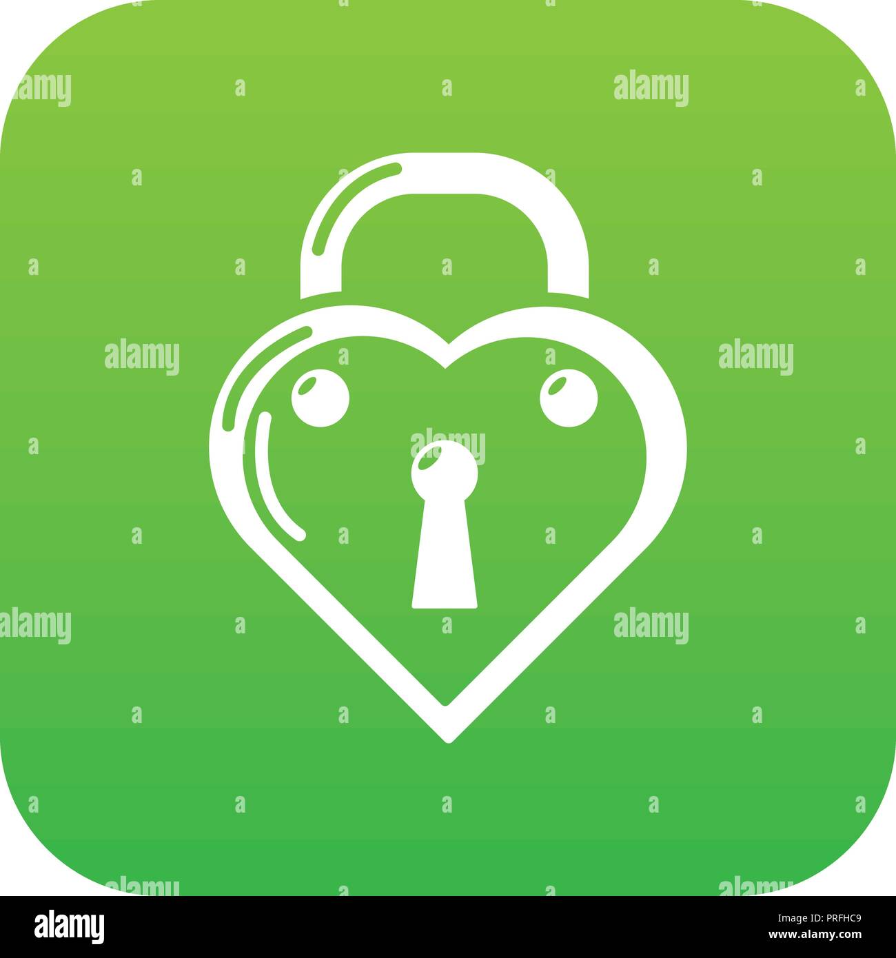 Lock decorative icon green vector Stock Vector Image & Art - Alamy