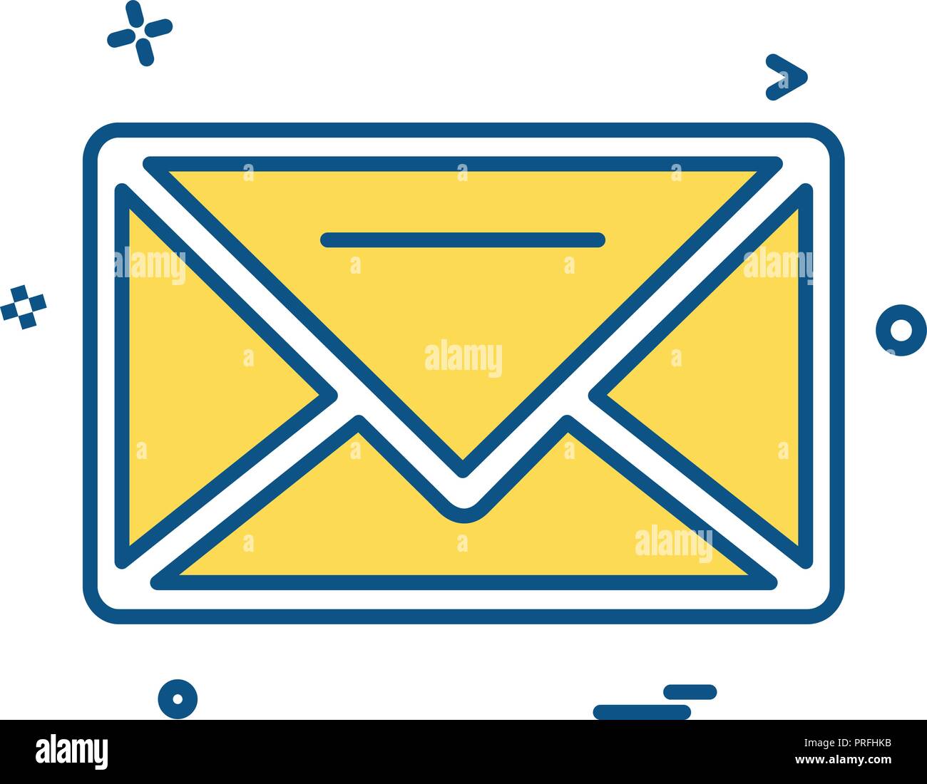 Message icon design vector Stock Vector Image & Art - Alamy