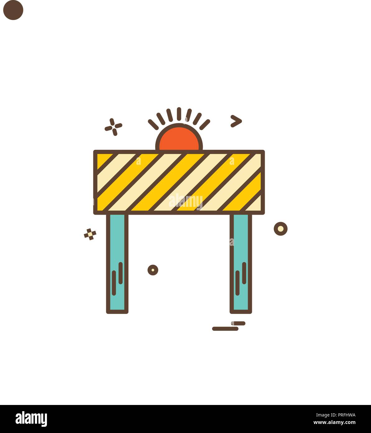 road blocker icon vector design Stock Vector Image & Art - Alamy