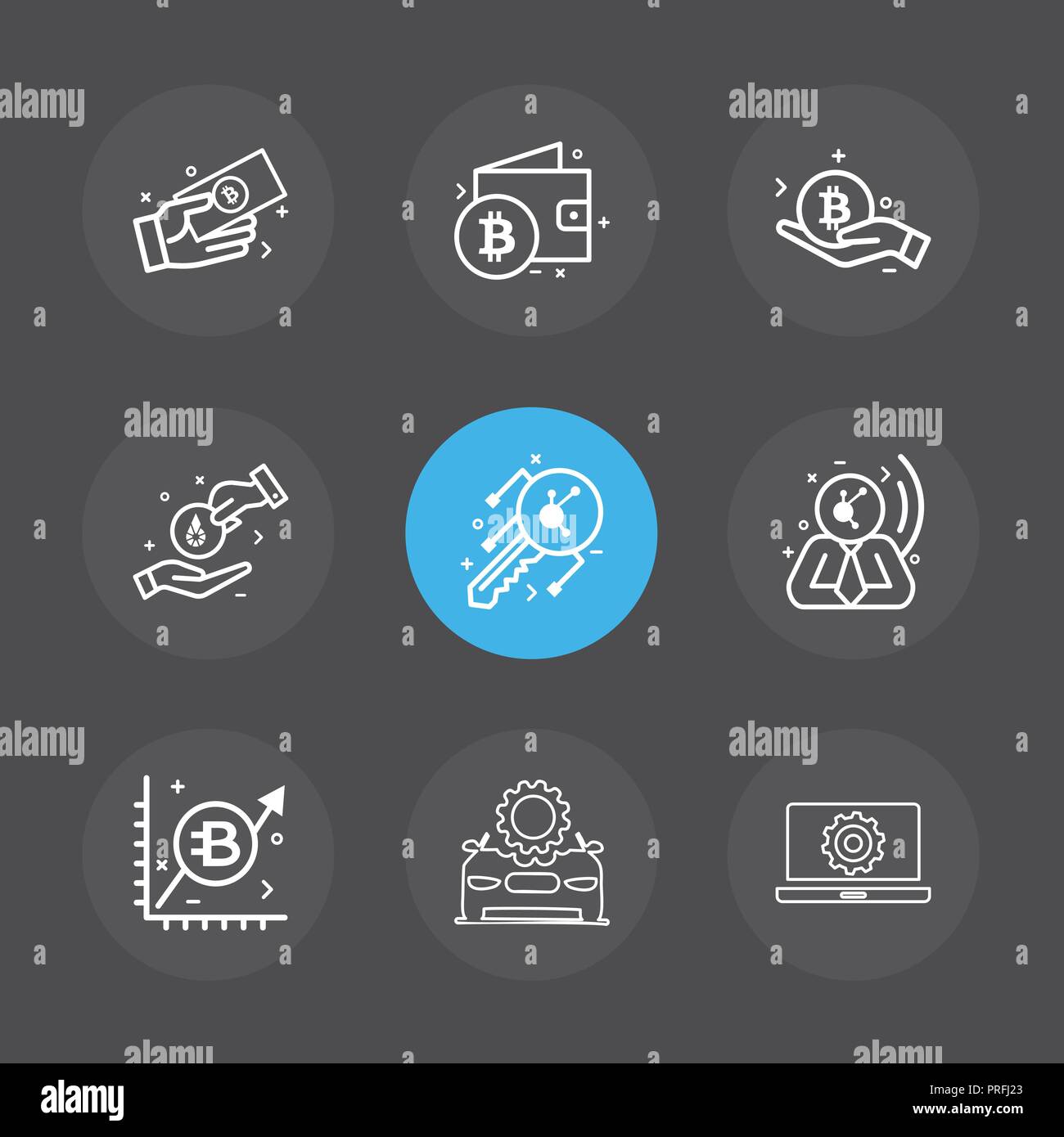 Bit coin , wallet , crypto currency , corporate , laptop , setting ...