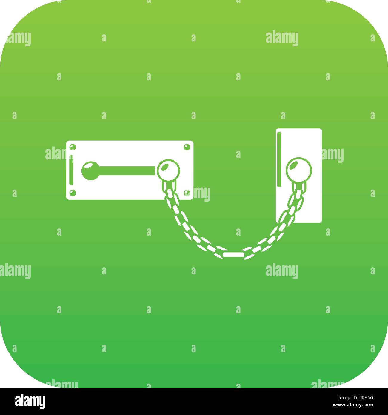 Lock snap icon green vector Stock Vector Image & Art - Alamy