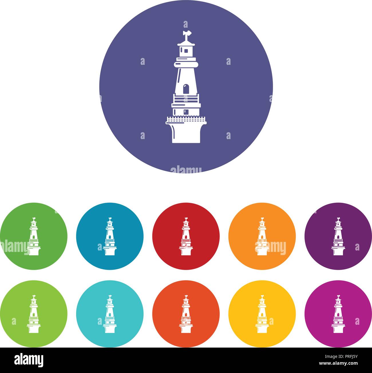 Sea beacon icon, simple style Stock Vector Image & Art - Alamy