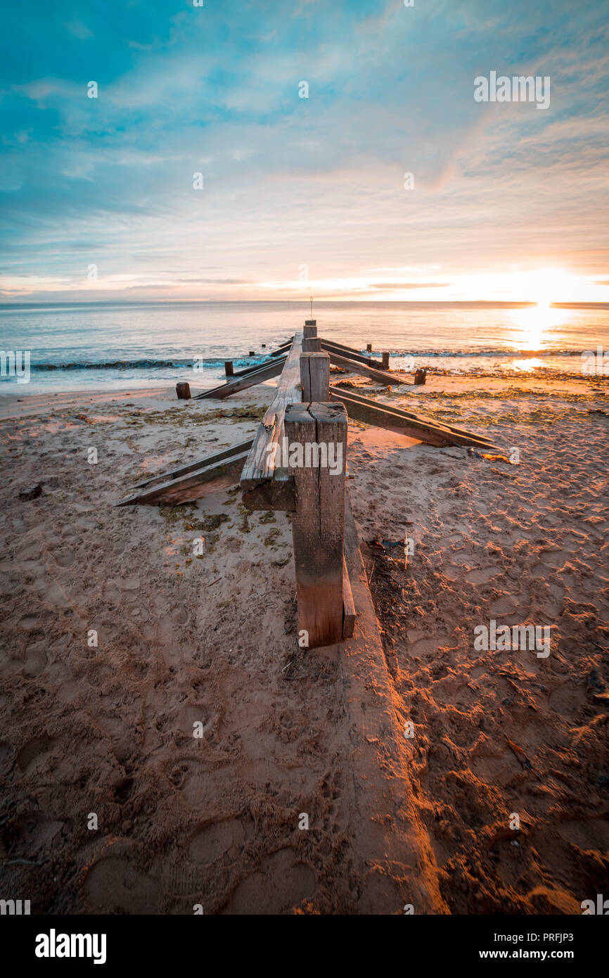 Portobello edinburgh sunset hi-res stock photography and images - Alamy