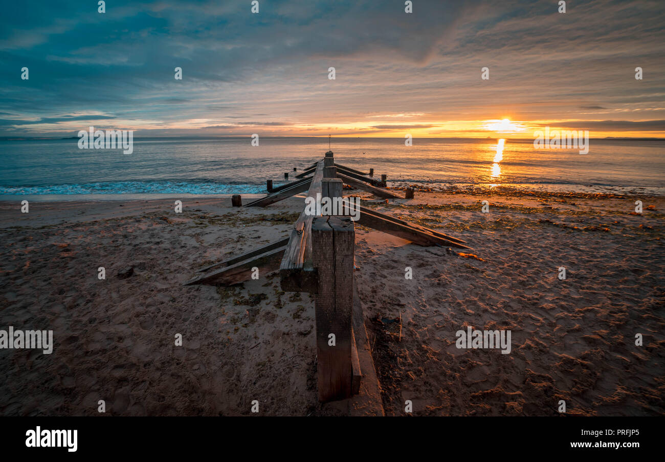 Portobello edinburgh sunset hi-res stock photography and images - Alamy