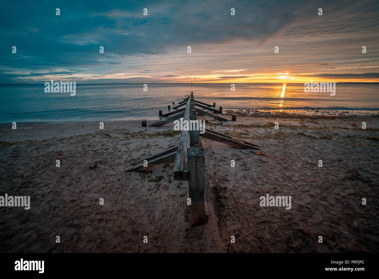 Portobello edinburgh sunset hi-res stock photography and images - Alamy