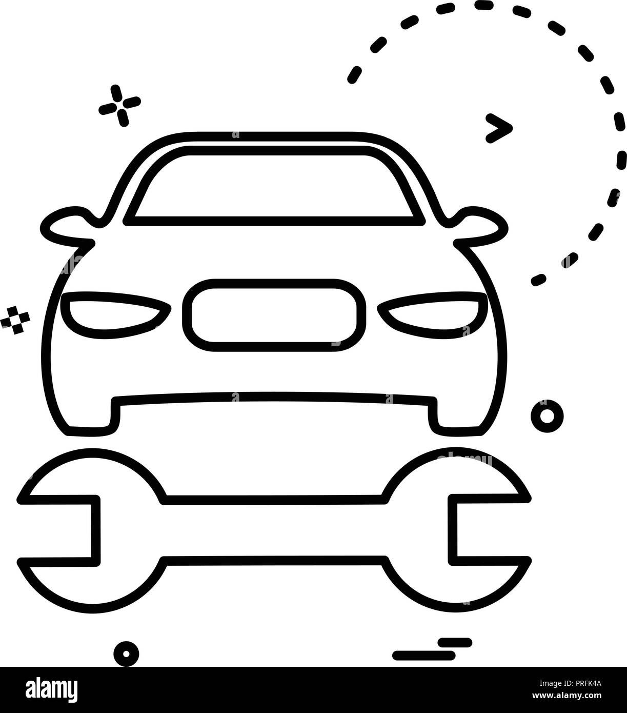 car wrench repairing icon vector design Stock Vector Image & Art - Alamy