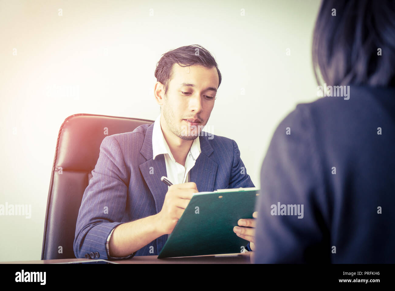 Business job interview hi-res stock photography and images - Alamy