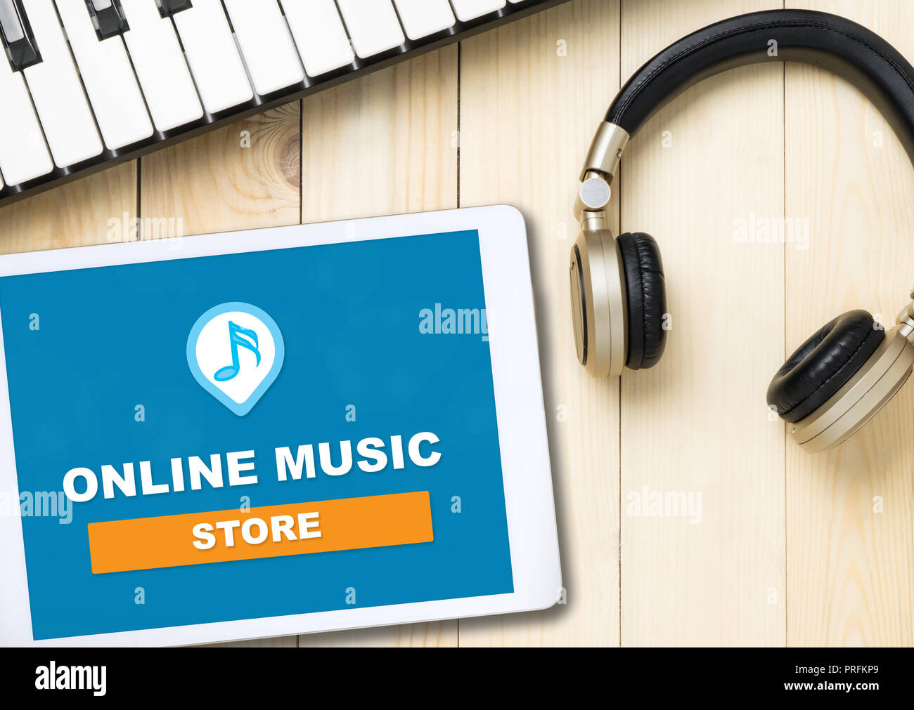 Online music store hi-res stock photography and images - Alamy