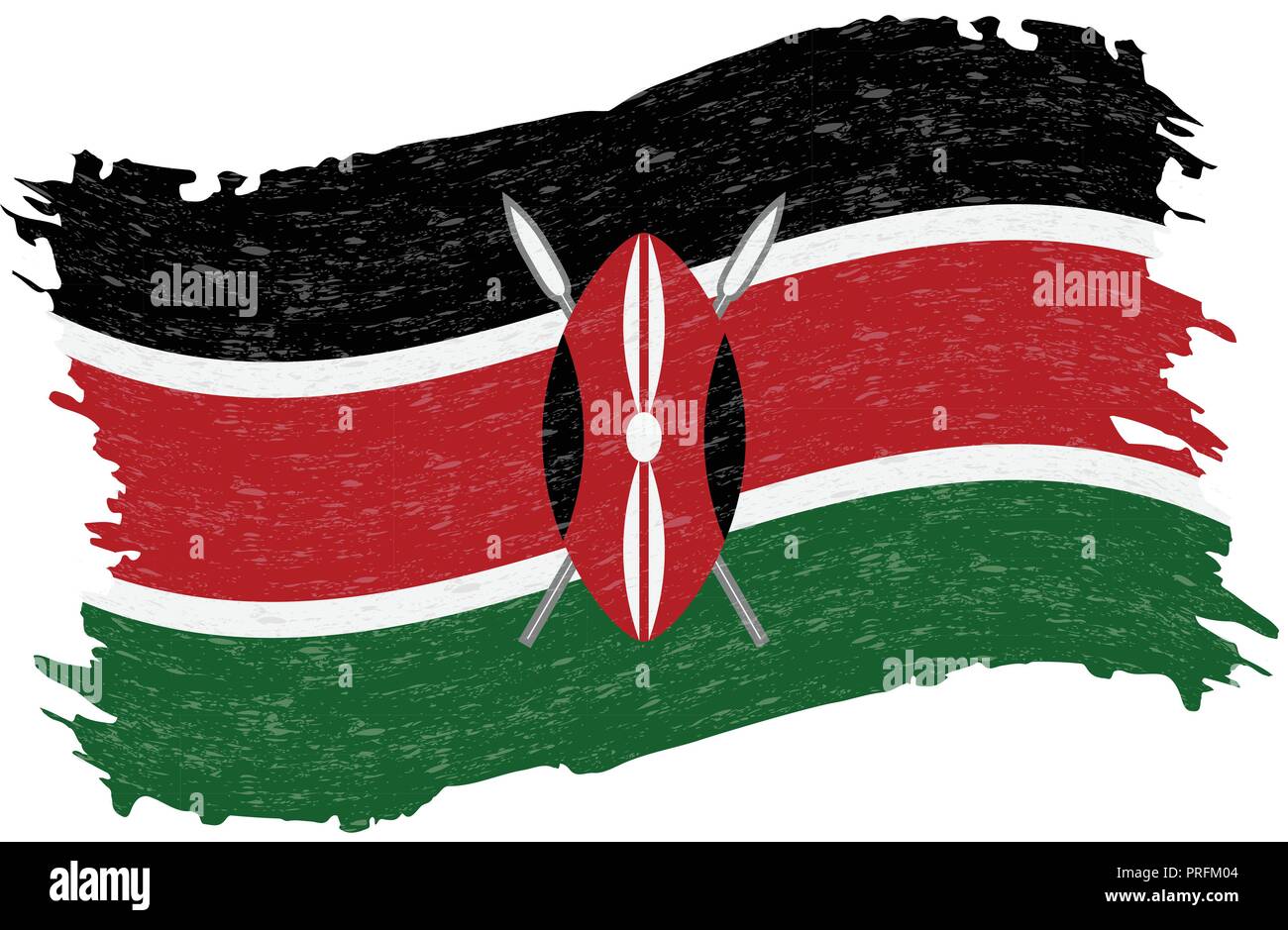 Kenyan official flag Stock Vector Images - Alamy