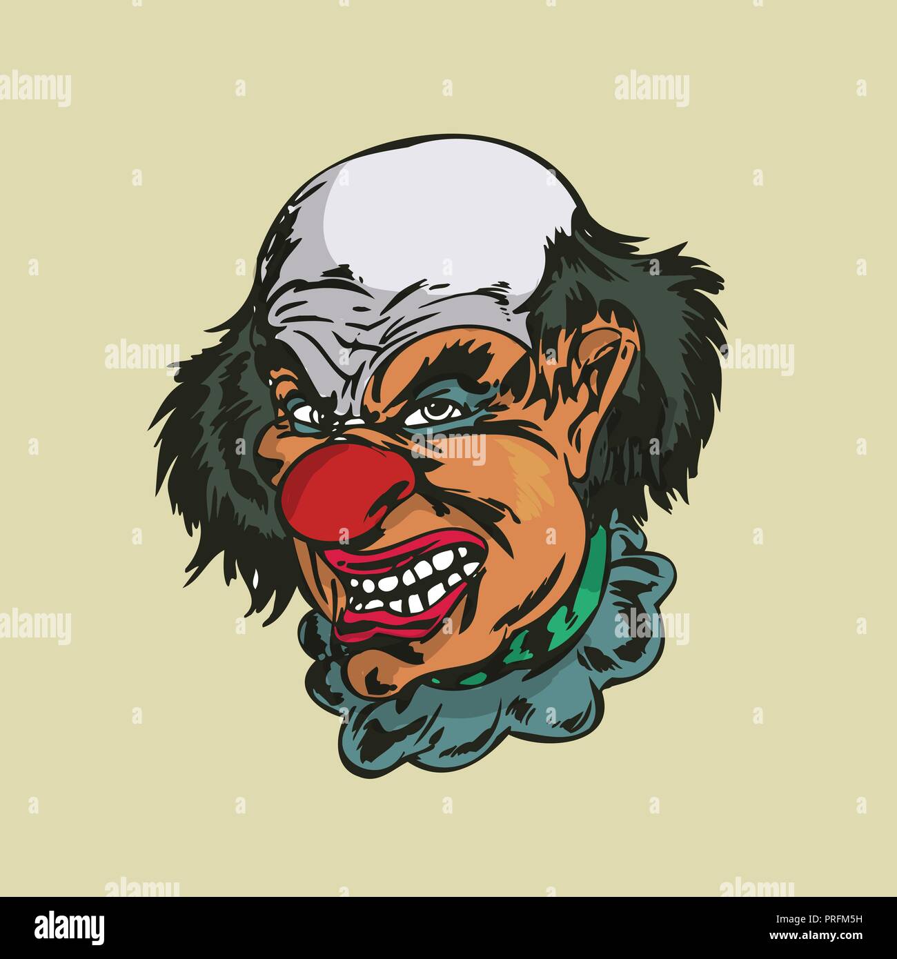 Scary clown drawing hi-res stock photography and images - Alamy