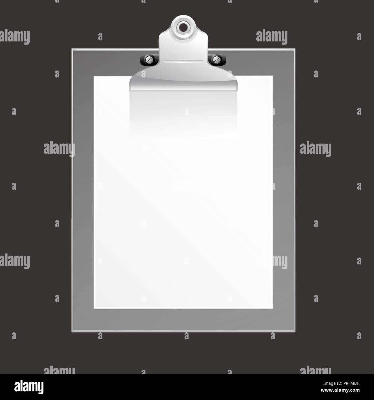 Blank white paper Stock Vector Images - Alamy