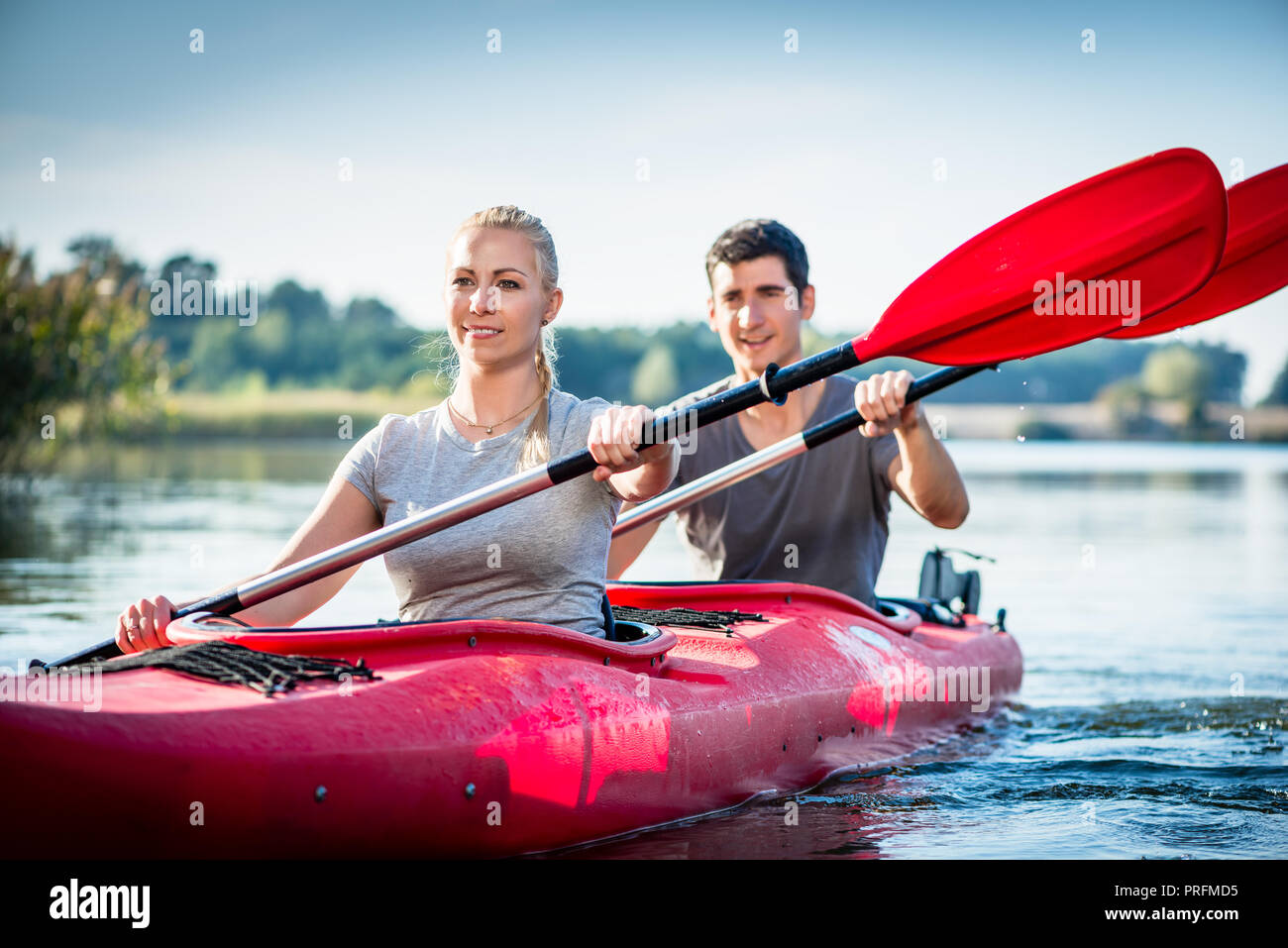 Kayaking motion hi-res stock photography and images - Alamy