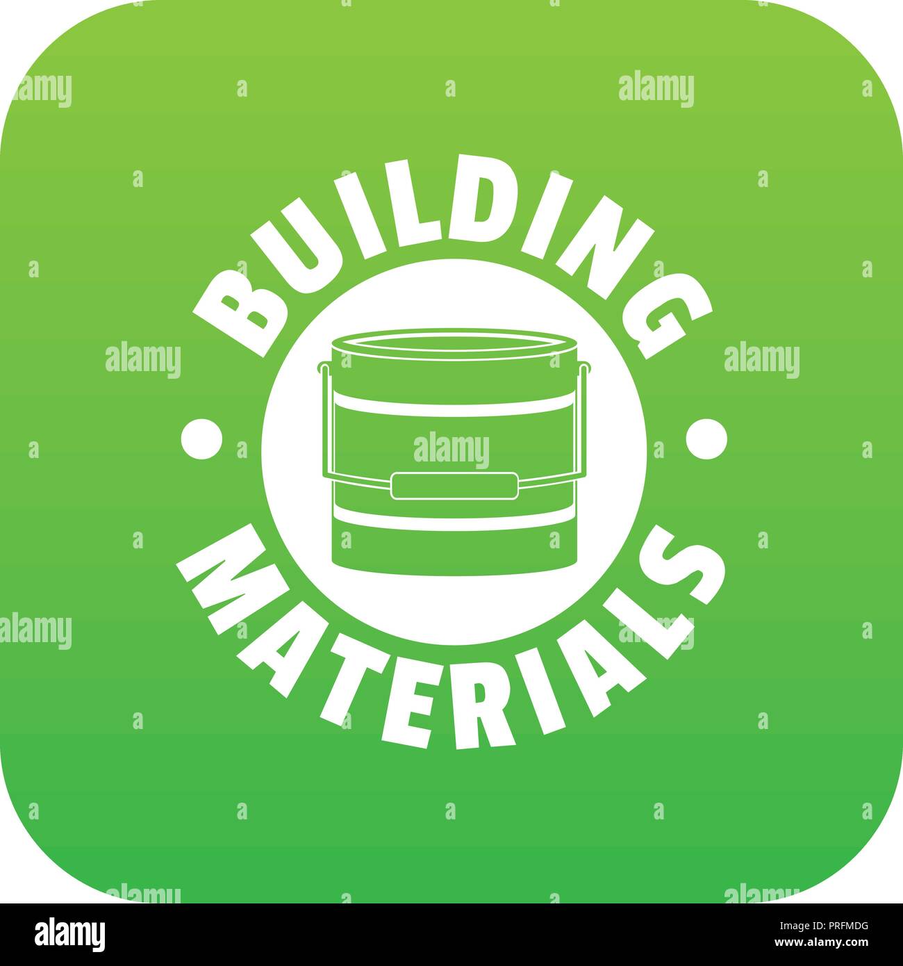 Building material icon green vector Stock Vector Image & Art - Alamy