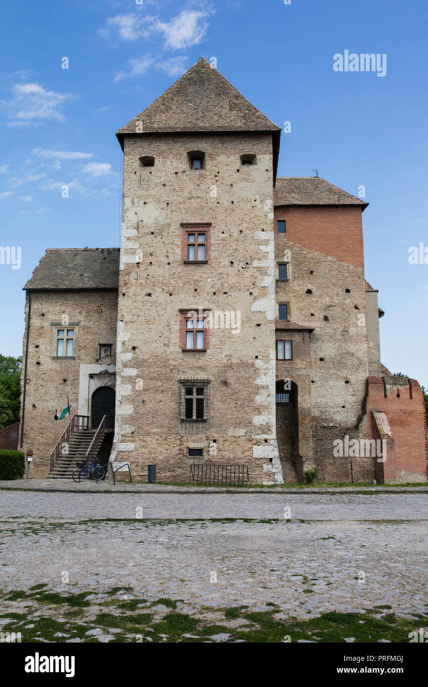 Simontornya, Hungary - APRIL 26, 2018: View to medieval castle of ...