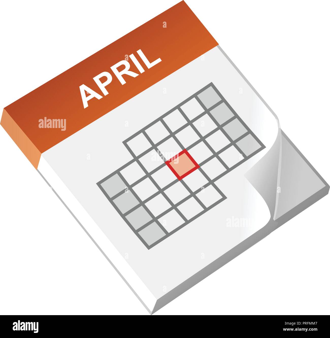 Calendar isometric icon Stock Vector Image & Art - Alamy