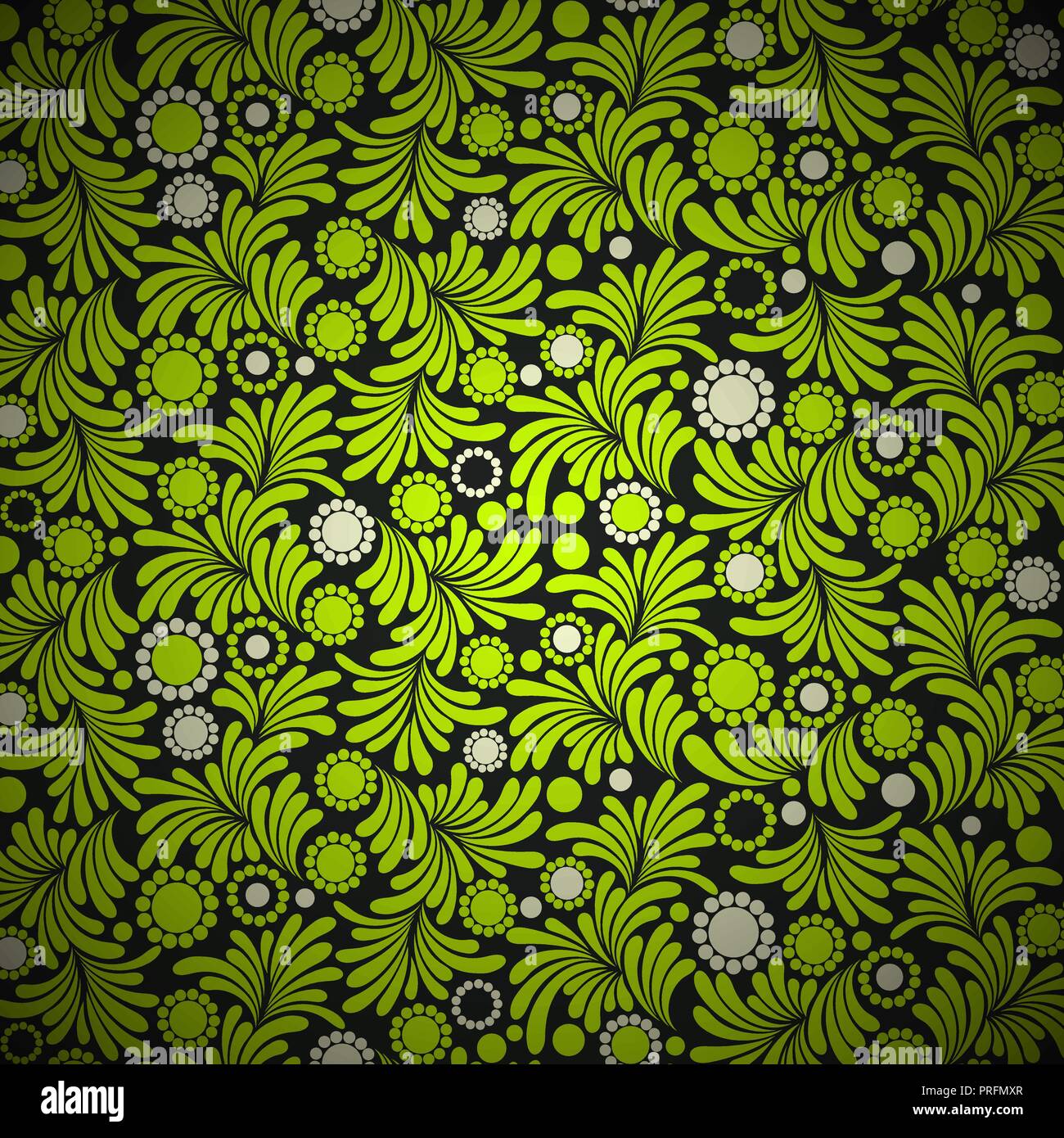green floral pattern background Stock Vector Image & Art - Alamy