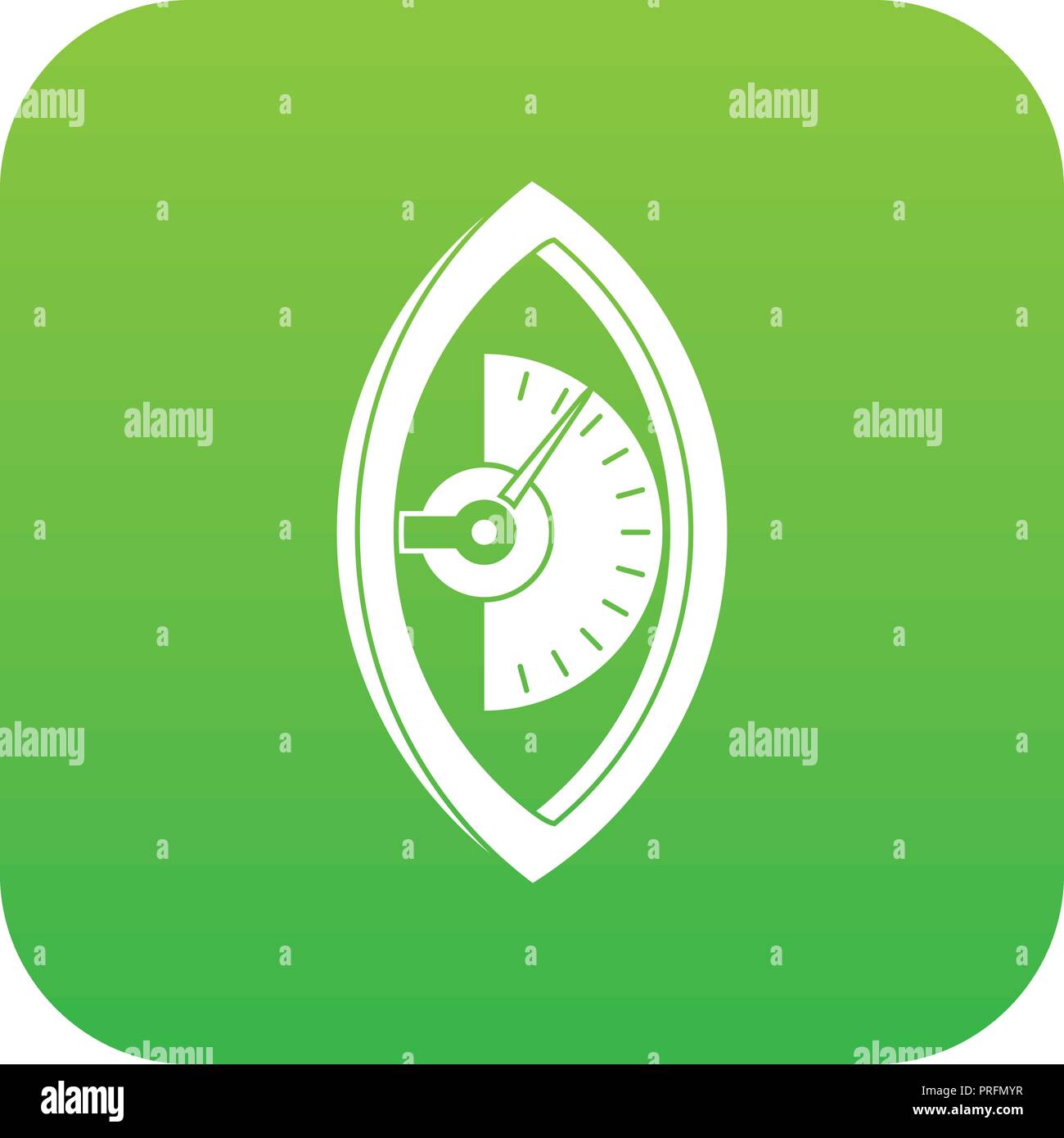 Hand power meter icon digital green Stock Vector Image & Art - Alamy