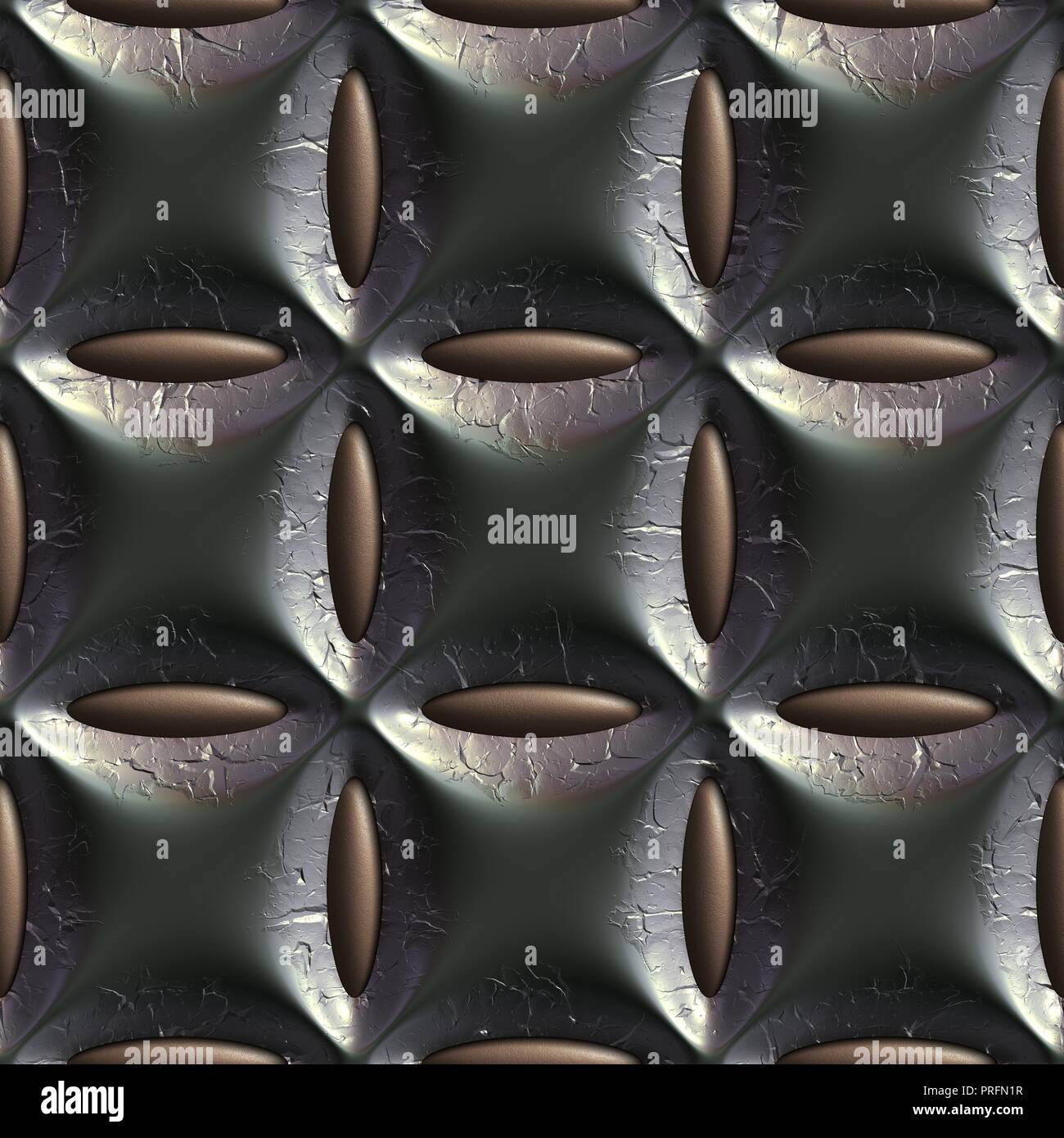 Seamless tileable metal decorative background pattern Stock Photo - Alamy