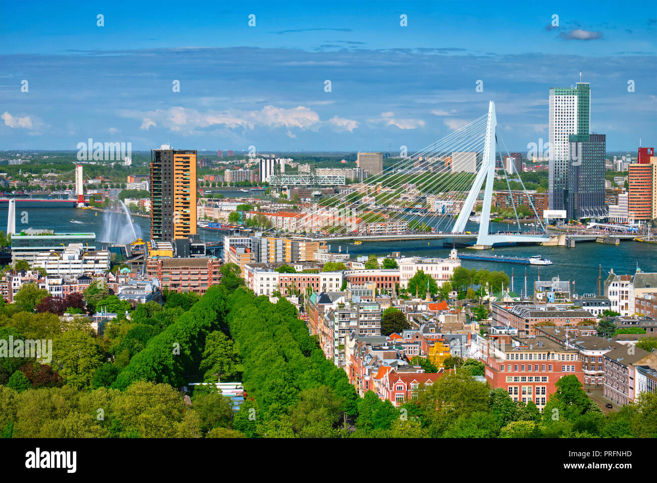 Aerial view of rotterdam hi-res stock photography and images - Alamy
