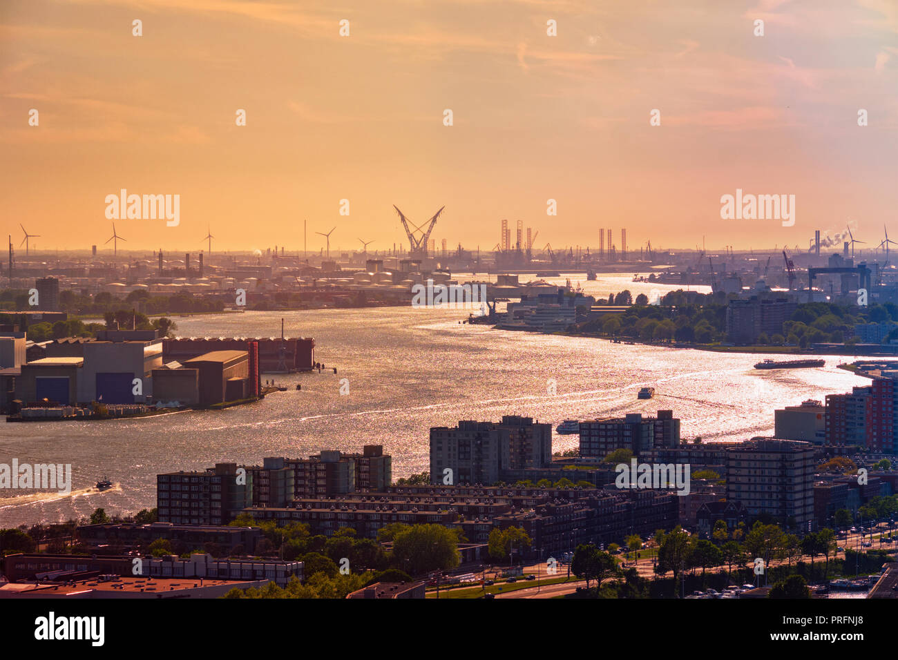 Port of rotterdam aerial hi-res stock photography and images - Alamy
