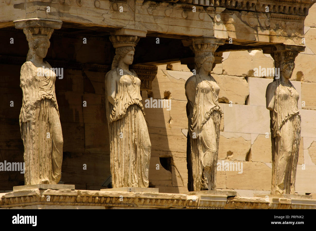Greece. Athens. Acropolis. Erechtheion. Ionic temple which was built in ...