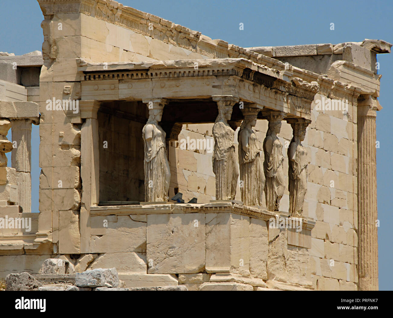 Greece. Athens. Acropolis. Erechtheion. Ionic temple which was built in ...