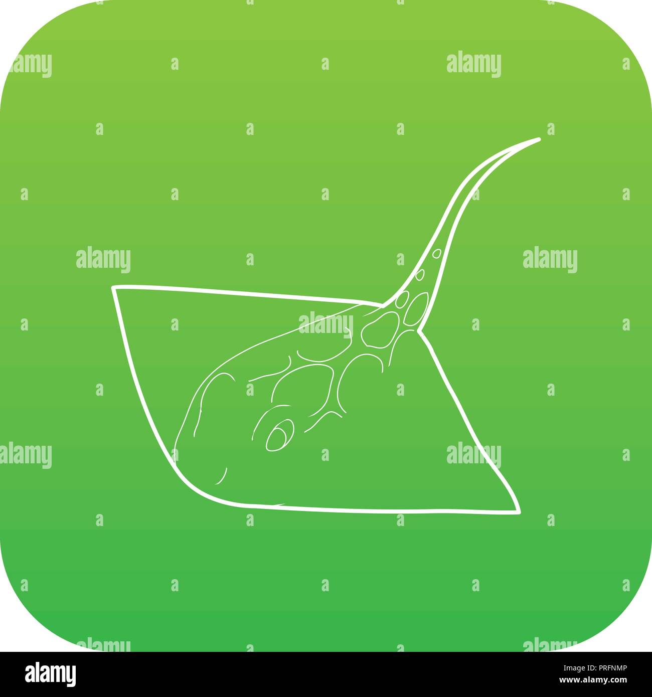 Stingray icon green vector Stock Vector Image & Art - Alamy