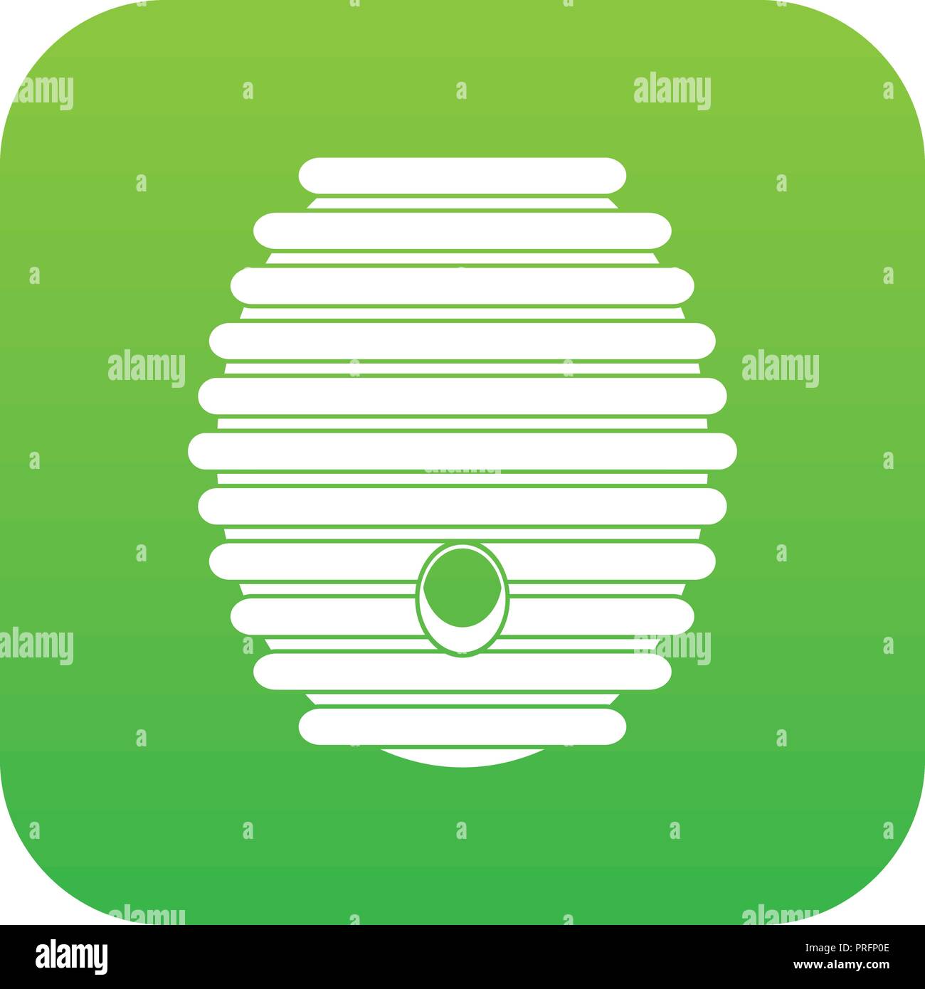 Beehive icon digital green Stock Vector Image & Art - Alamy