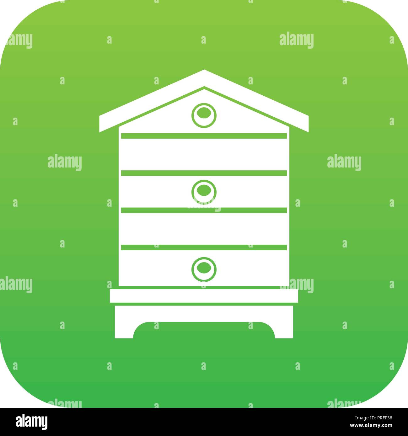 Hive icon digital green Stock Vector Image & Art - Alamy