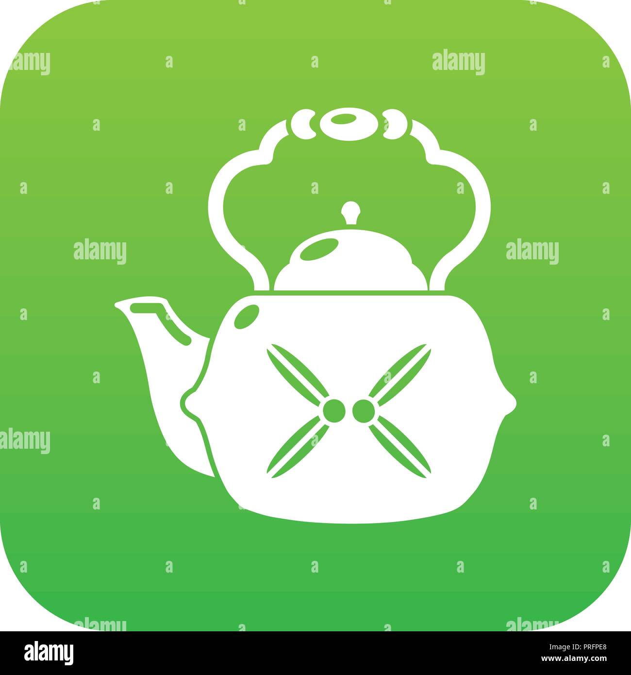 Electric vintage kettle isolated Stock Vector Images - Alamy