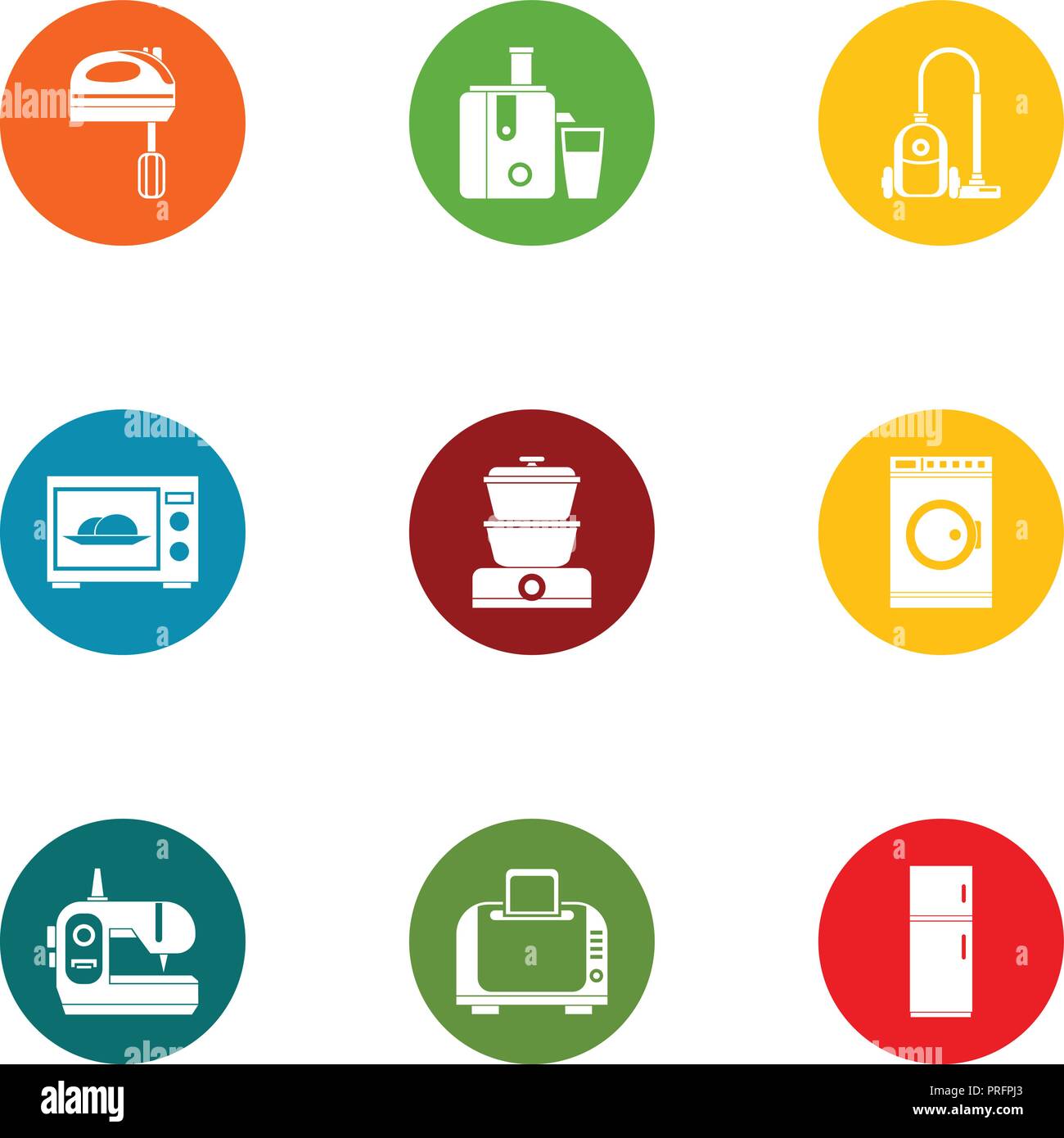 Technical aid icons set, flat style Stock Vector Image & Art - Alamy