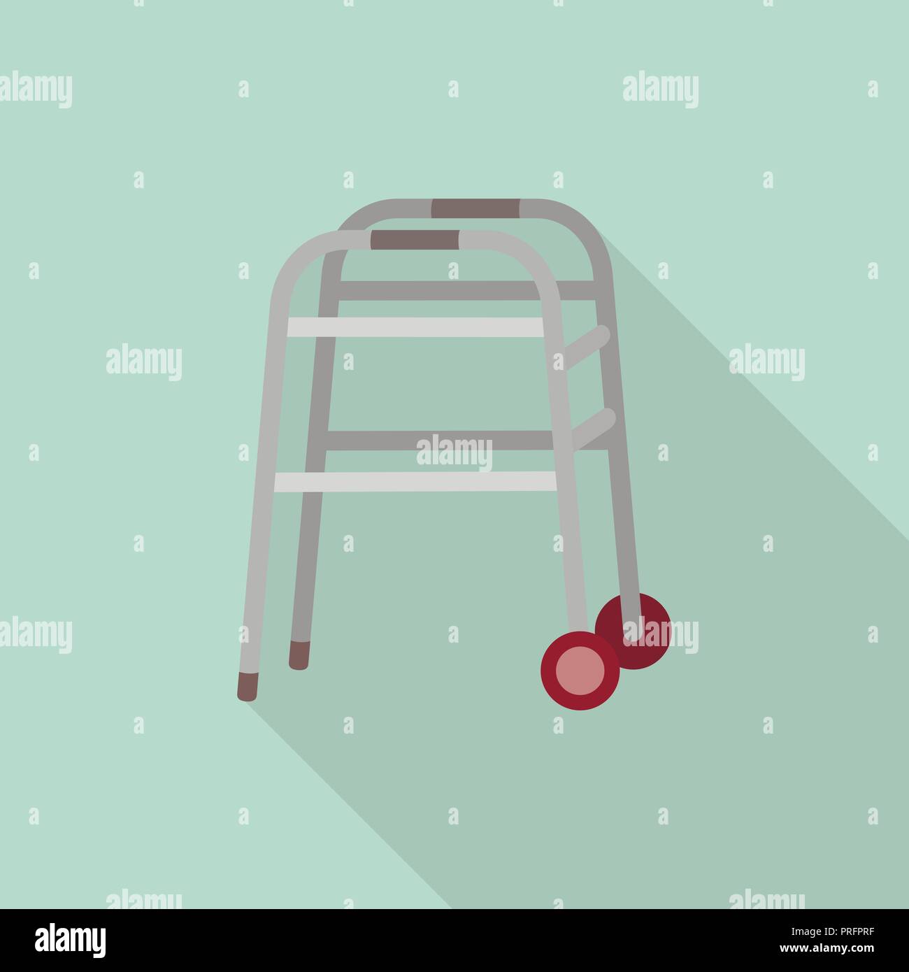 Walking stand icon, flat style Stock Vector Image & Art - Alamy