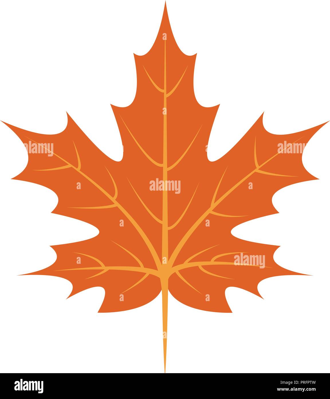Maple leaf minimal logo hi-res stock photography and images - Alamy