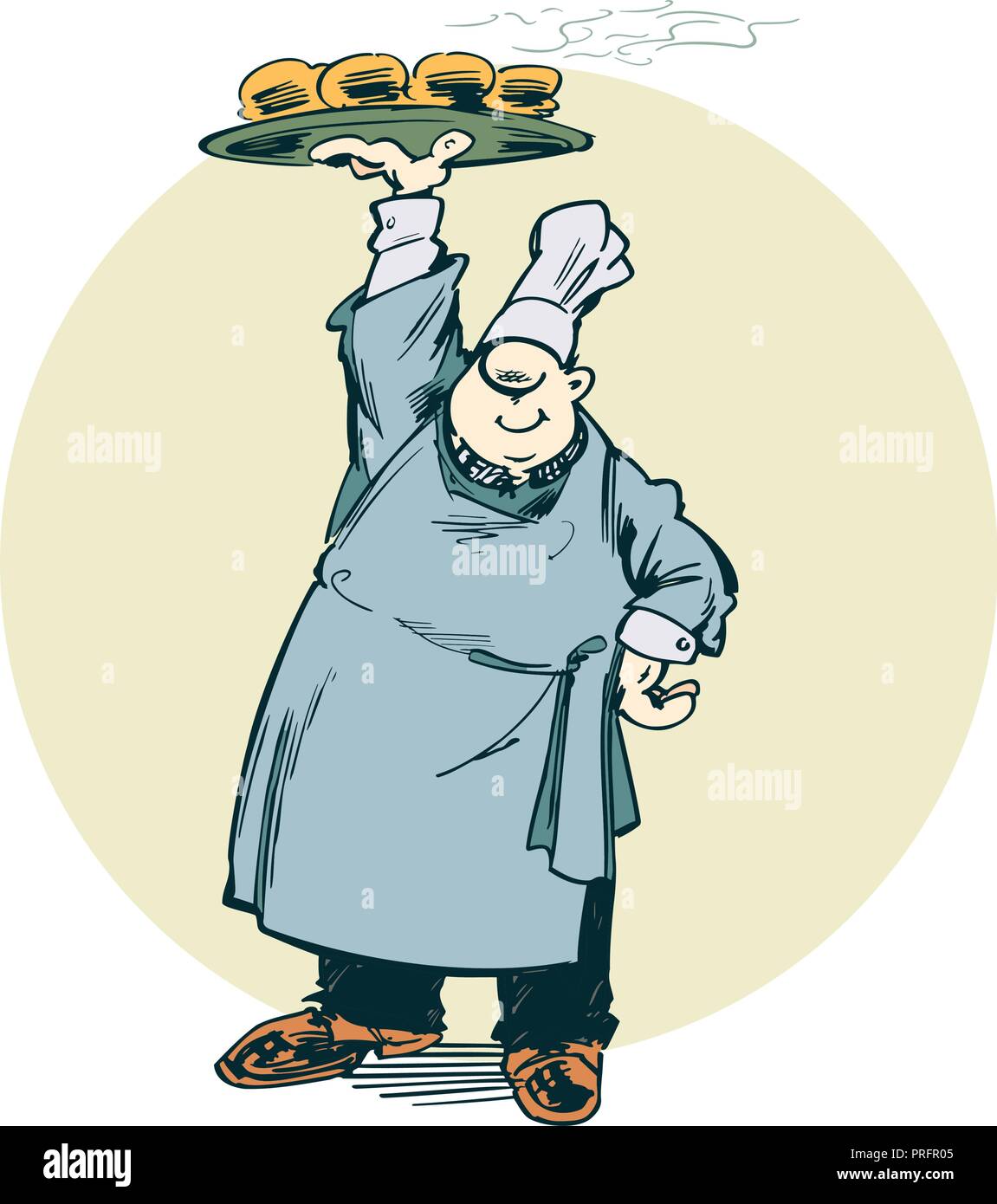 Chef pastry baker woman Stock Vector Images - Alamy