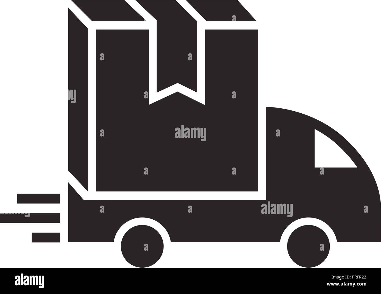 Truck box delivery icon, simple style Stock Vector Image & Art - Alamy