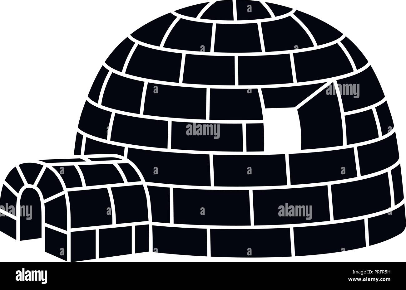 Eskimo igloo icon, simple style Stock Vector Image & Art - Alamy