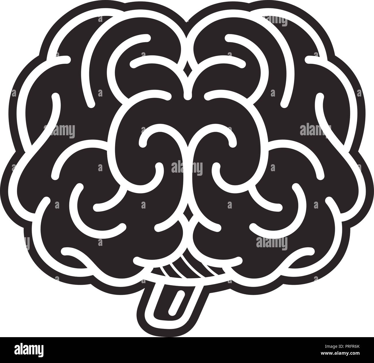 Front brain icon, simple style Stock Vector Image & Art - Alamy