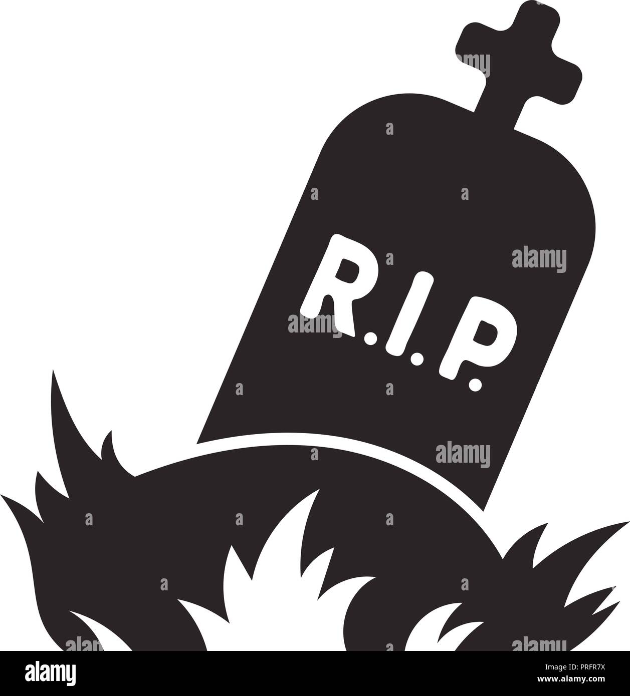 Rip grave icon, simple style Stock Vector Image & Art - Alamy