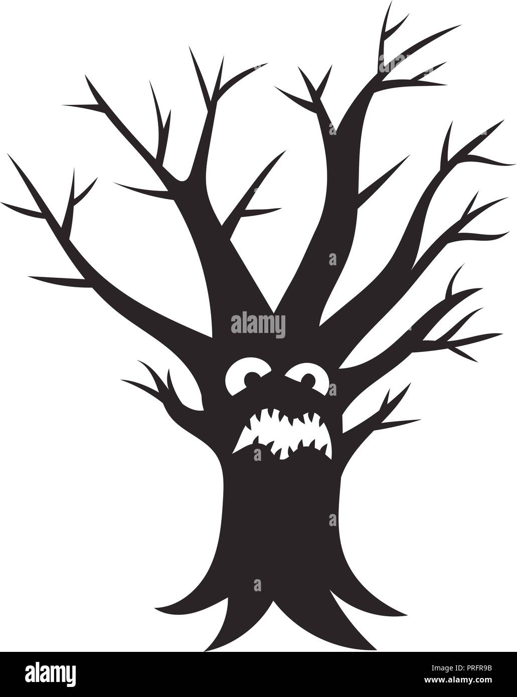 Scary tree icon, simple style Stock Vector Image & Art - Alamy