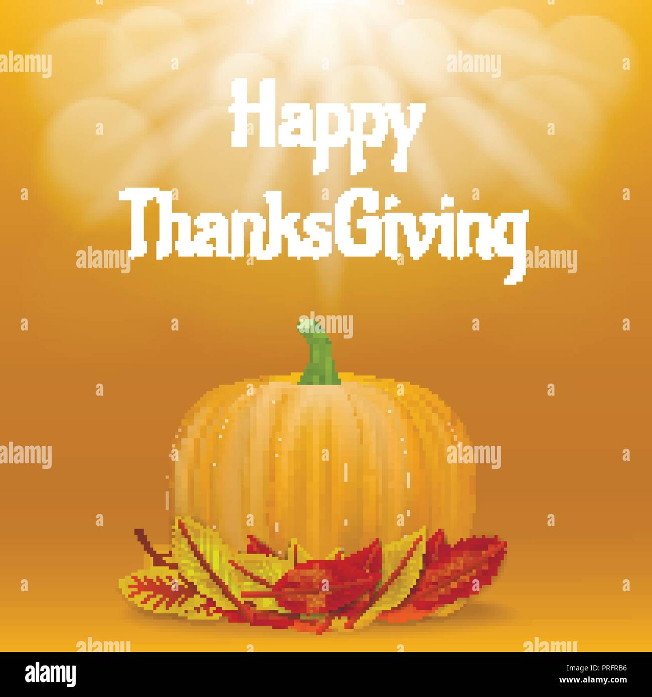 Happy thanksgiving concept background, realistic style Stock Vector ...
