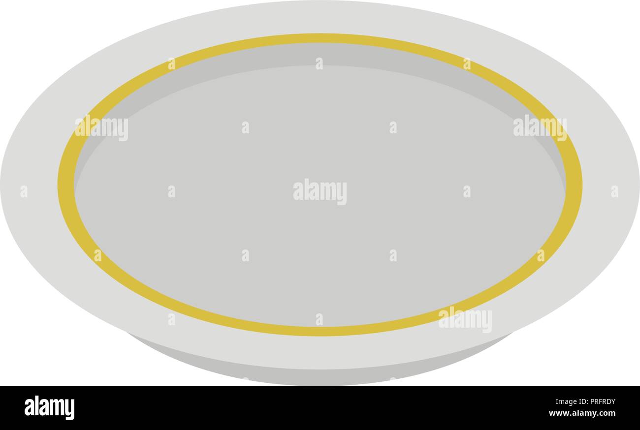 Plate icon, isometric style Stock Vector Image & Art - Alamy