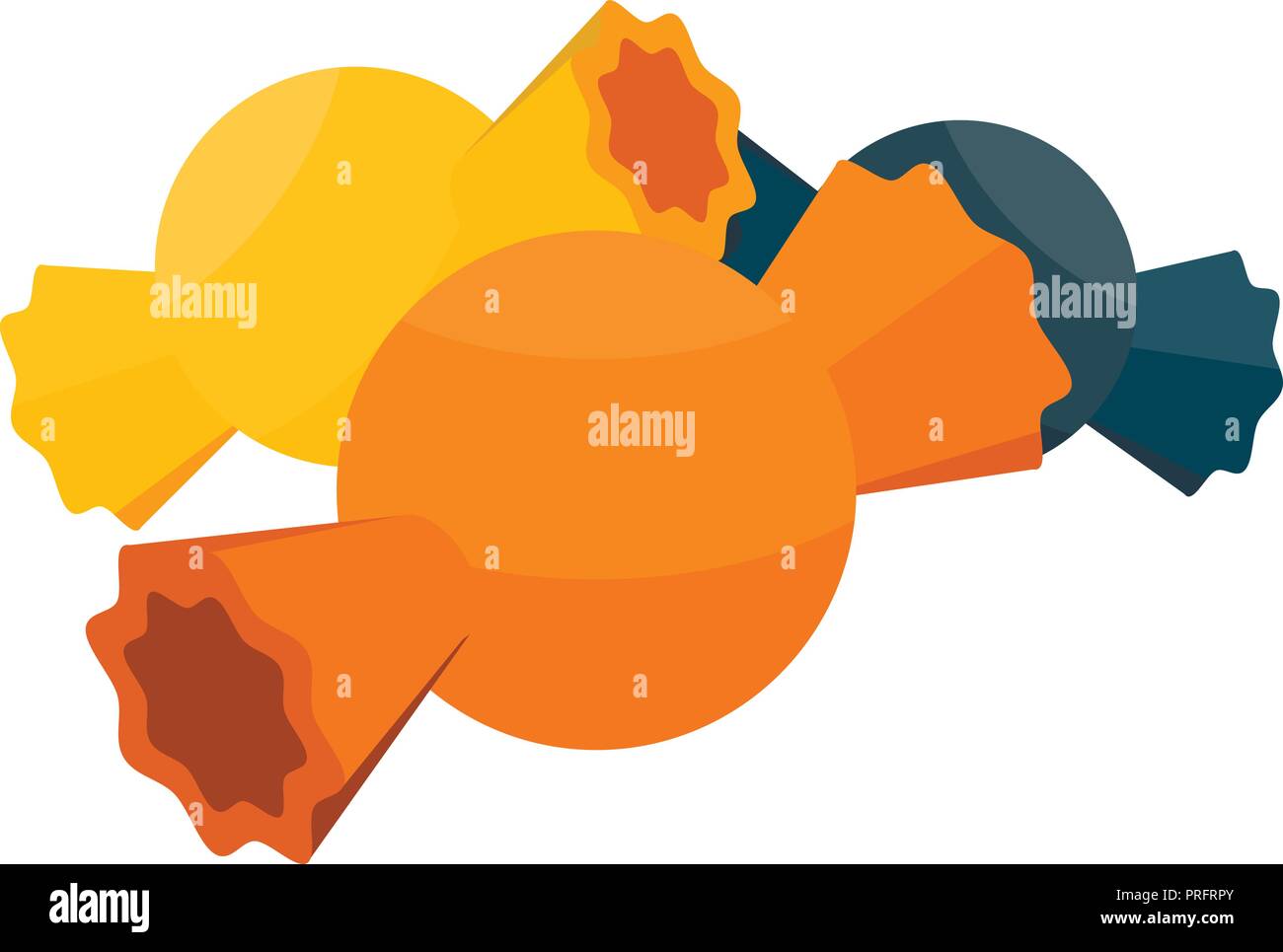 Caramel corn cake Stock Vector Images - Alamy