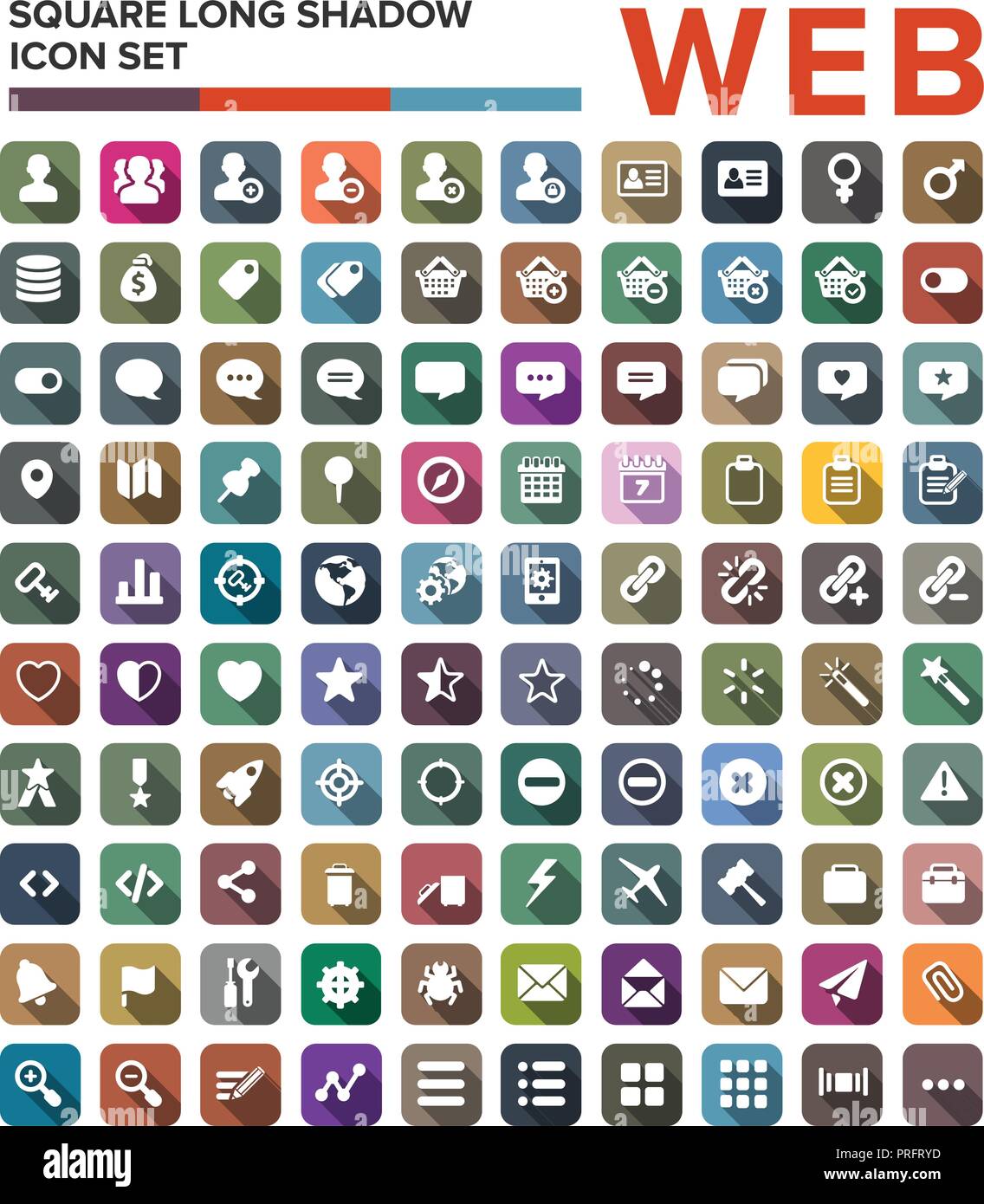 Flat navigation icons, vector hi-res stock photography and images - Alamy