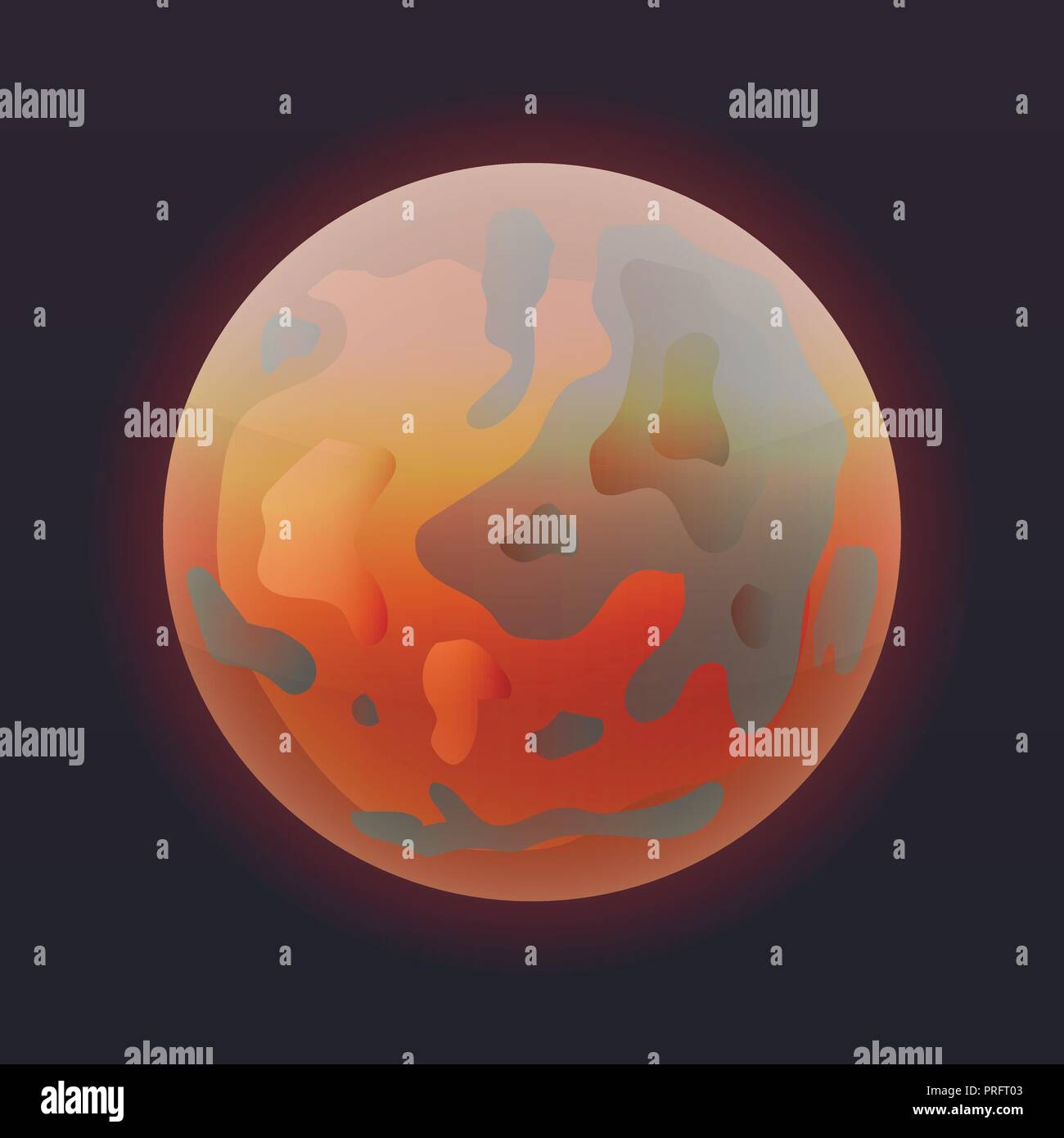 Mars planet icon, isometric style Stock Vector Image & Art - Alamy
