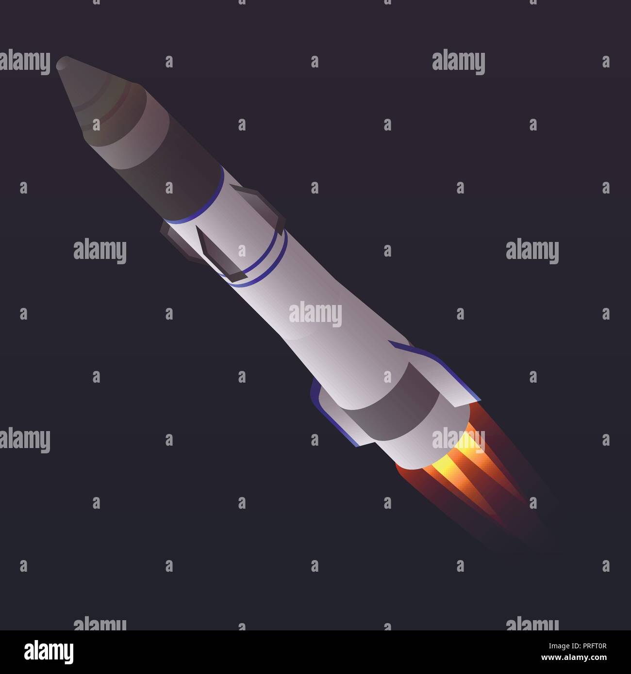 Space rocket icon, isometric style Stock Vector Image & Art - Alamy